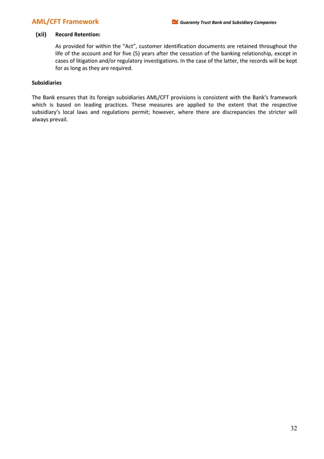 GTBank annual report 2015 | PDF