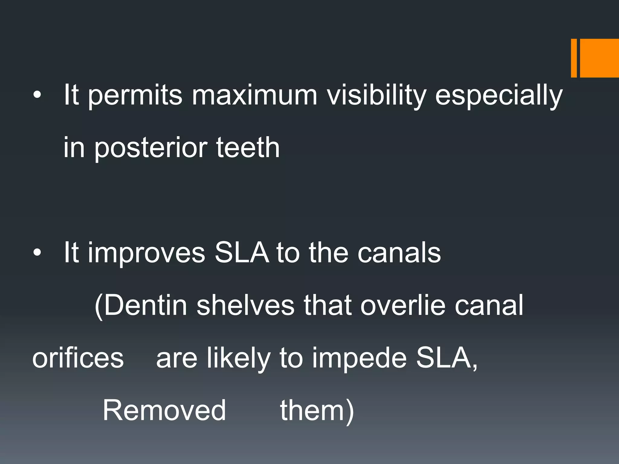 Access Cavity Prepration | PPTX