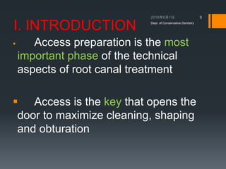 Access Cavity Prepration | PPTX