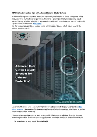 KSA Data Centers - Locked Tight with Advanced Security & Cyber Defense.pdf