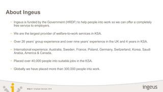 Ksa employer services 2016 | PPTX