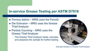 Grease Analysis Blitz for Saudi Arabia; Sampling and Analysis | PPT