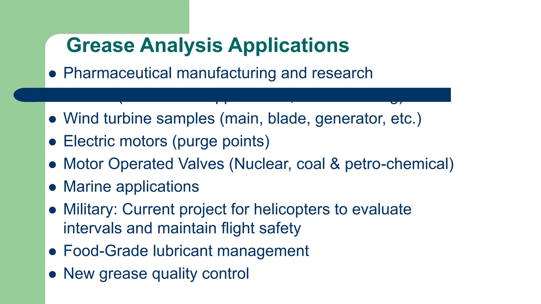 Basics of Grease Sampling: Grease Thief Goes to KSA | PPTX