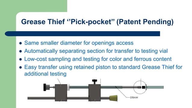 Basics of Grease Sampling: Grease Thief Goes to KSA | PPTX
