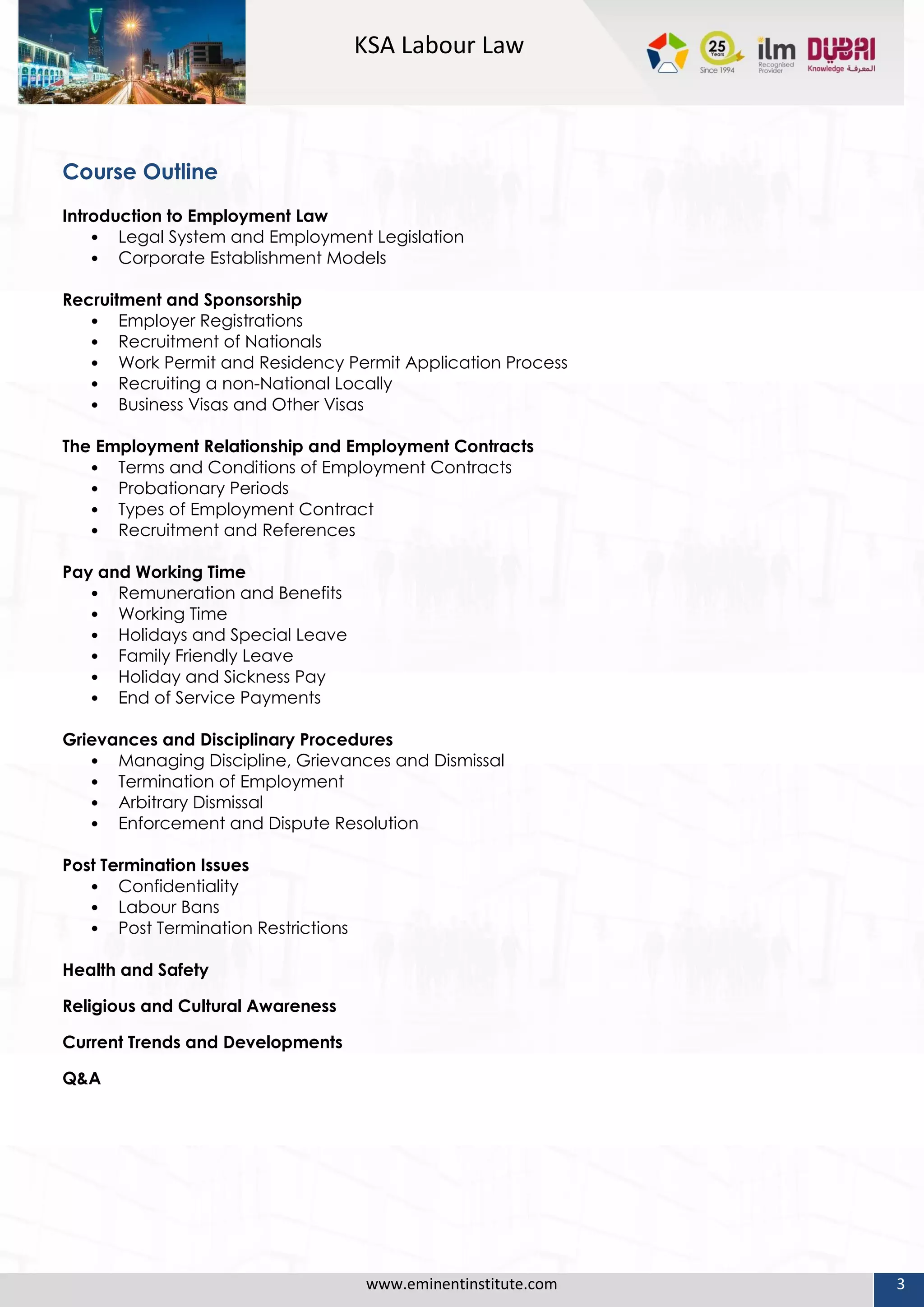 Ksa labour law | PDF