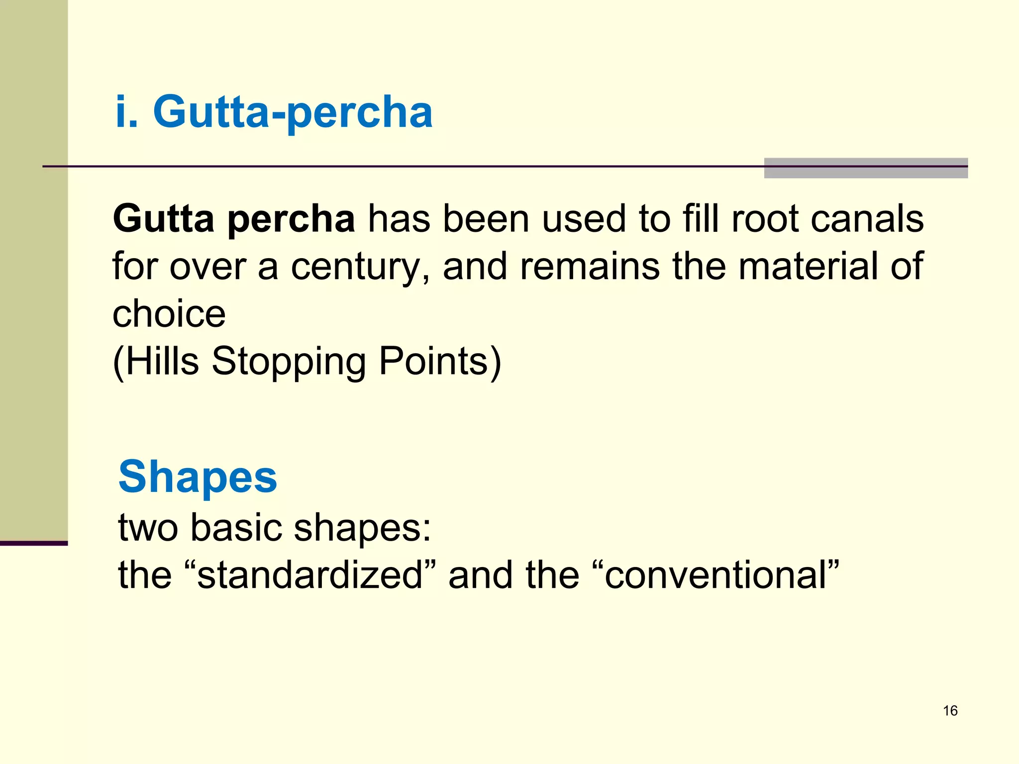 Obturation | PPT | Dental Health | Diseases and Conditions
