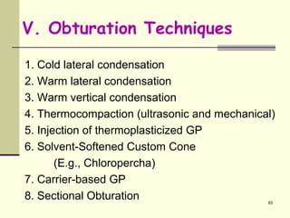 Obturation | PPT