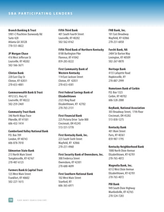 KSBDC Louisville Funding Sources for Business | PDF