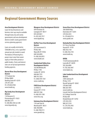 KSBDC Louisville Funding Sources for Business | PDF