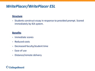 Accuplacer Overview | PPTX