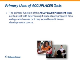 Accuplacer Overview | PPT