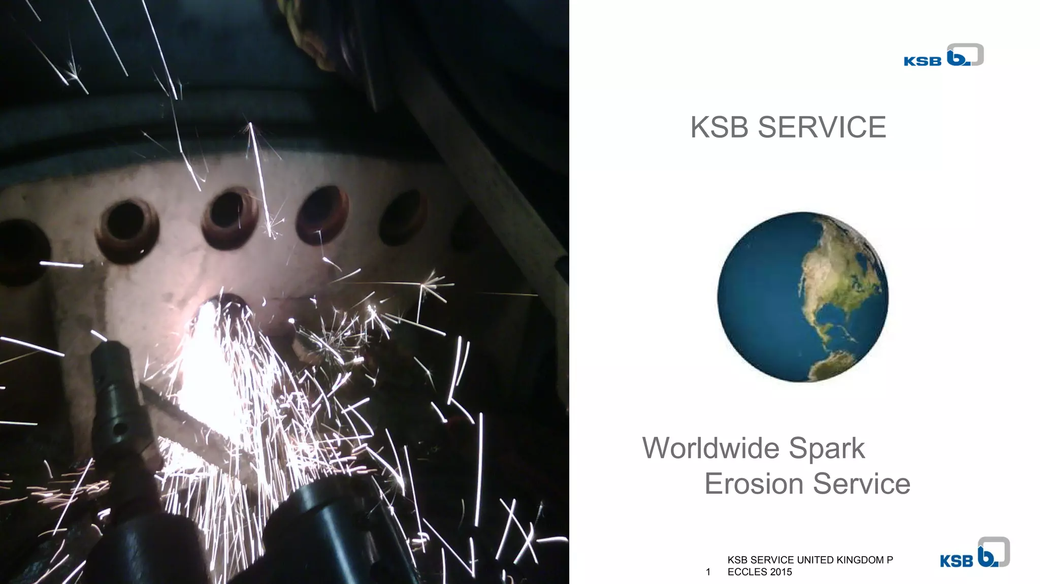 Ksb presentation on Spark Erosion | PPT