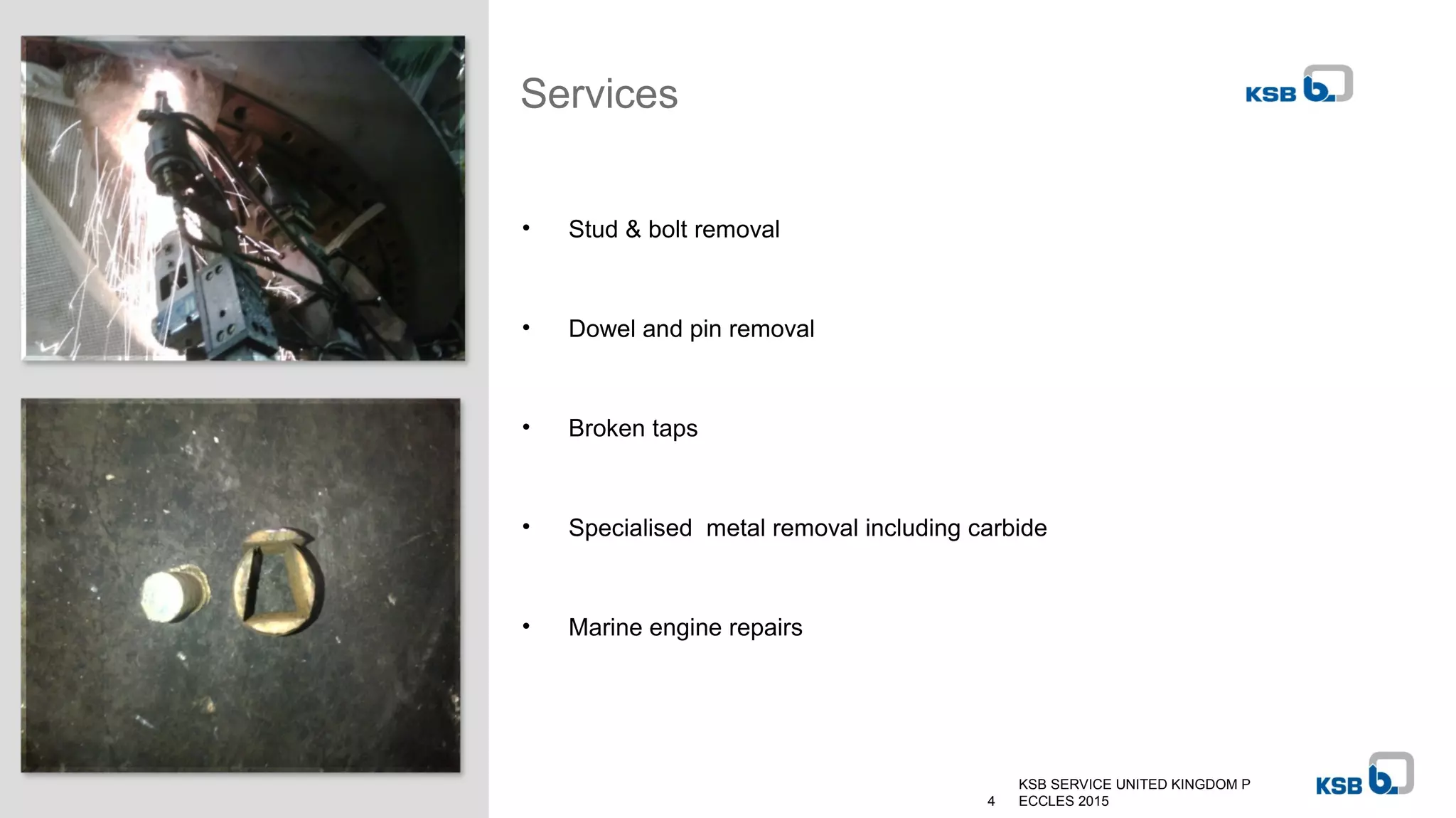 Ksb presentation on Spark Erosion | PPT