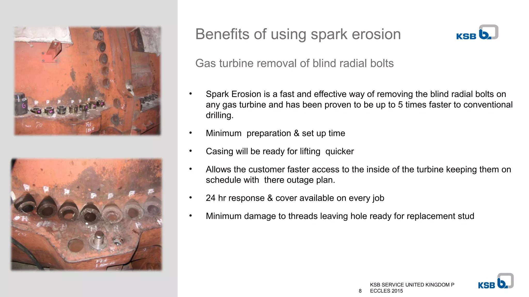 Ksb presentation on Spark Erosion | PPT