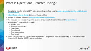 Why and How to Implement Operation Transfer Pricing (OTP) with Oracle EPM Cloud | PPTX