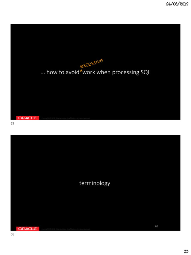 Kscope19 - Understanding the basics of SQL processing | PDF