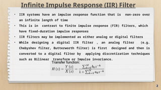 Introduction to Discrete Filter system Design.pptx