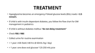KSDH HYPOGLYCEMIA in Pediatrics and Adults | PPTX
