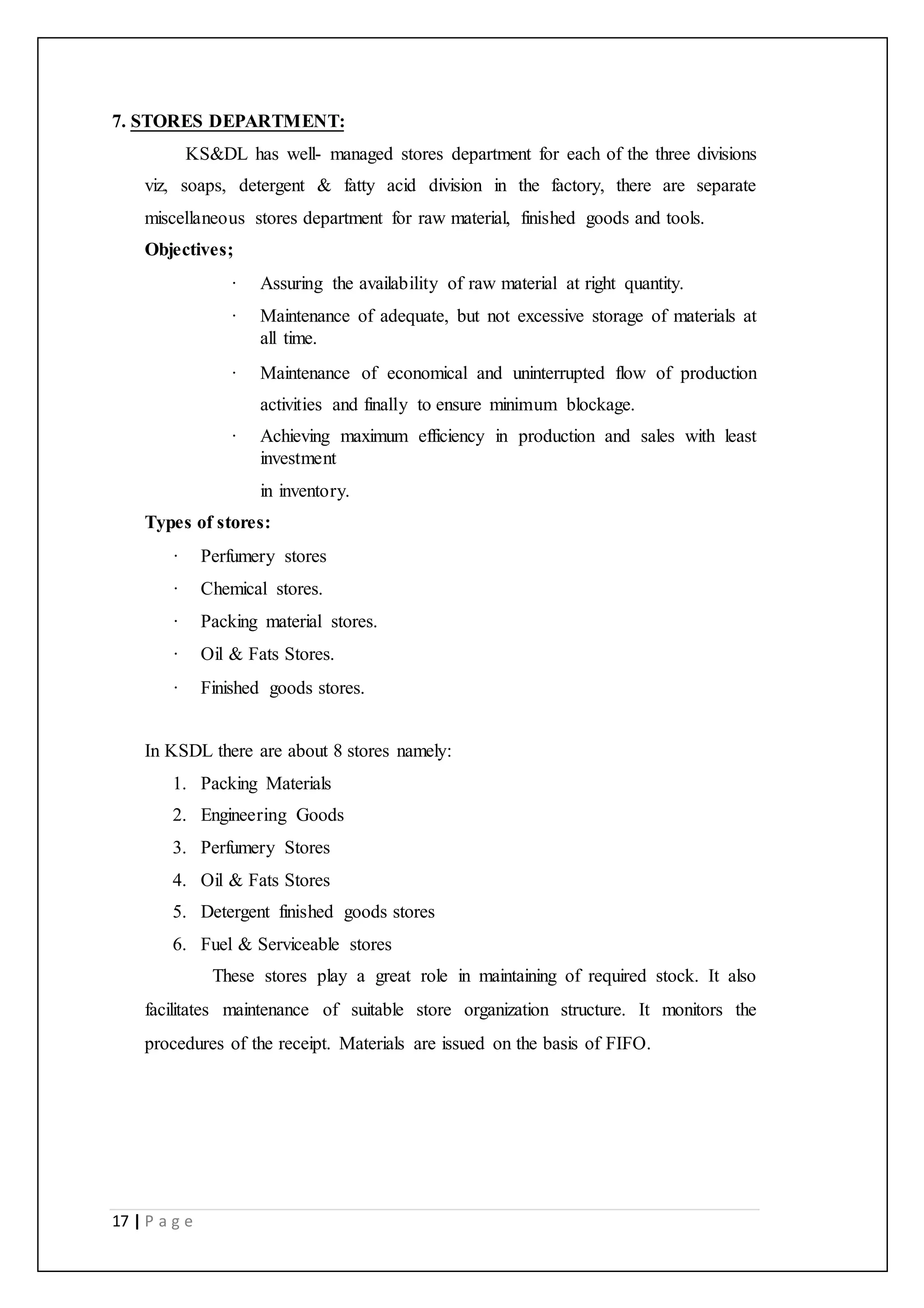 STUDY ON MYSORE SANDAL SOAP ( KSDL) | DOCX