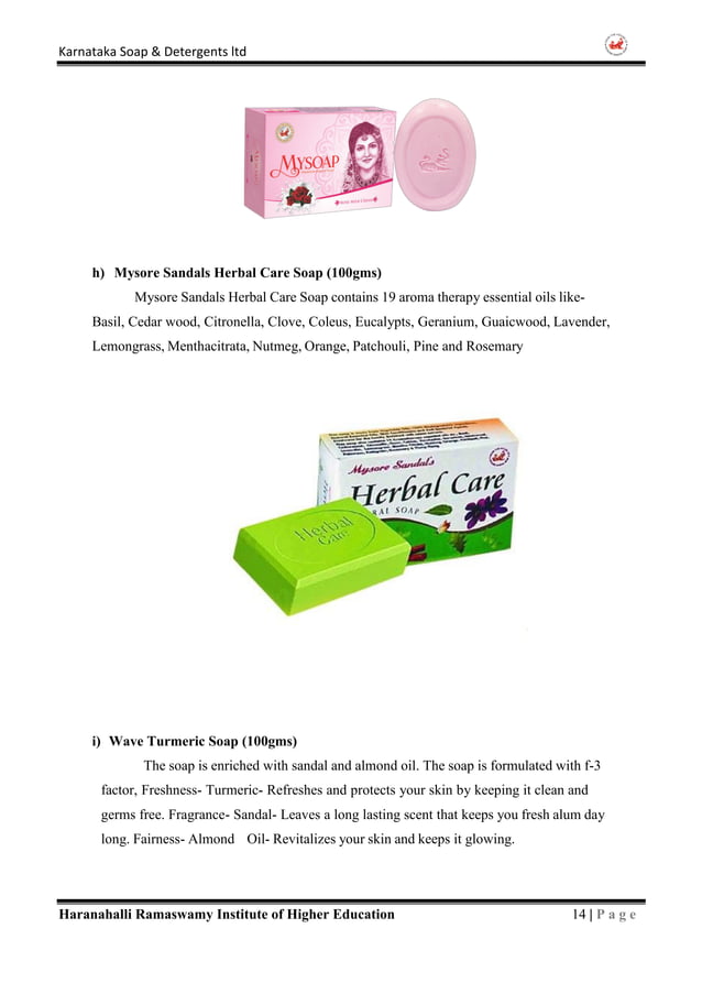 Karnataka Soap And Detergents Ltd (Mysore sandal) 2018 | PDF | Business ...