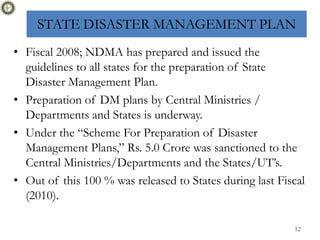 MAKING STATE DISASTER MANAGEMENT PLANS: | PPTX