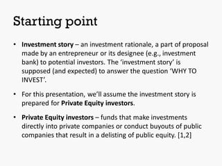 Writing a winning investment story | PDF
