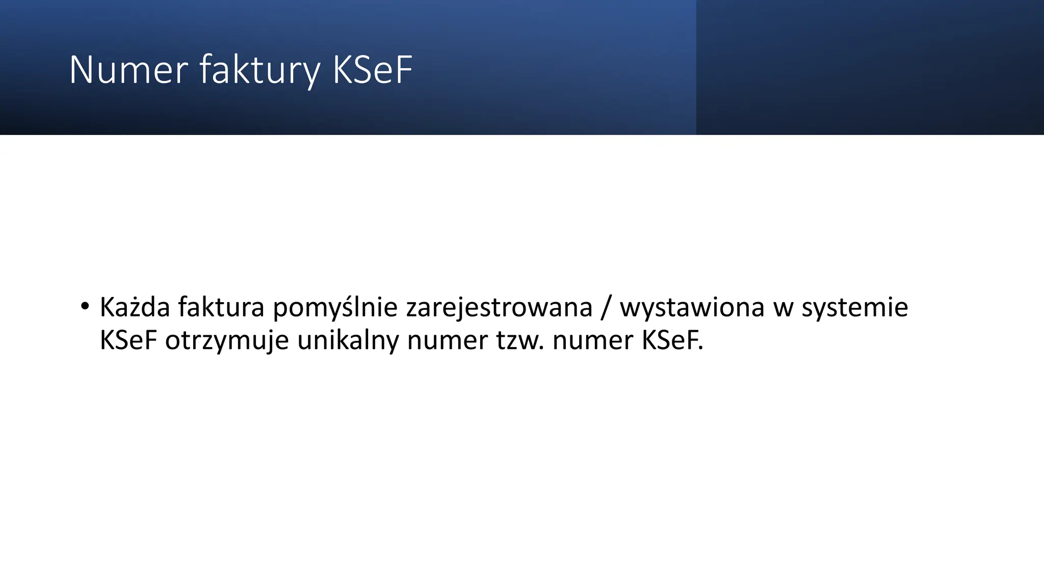 Krajowy System e-Faktur KSEF od strony technicznej i praktycznej | PPTX