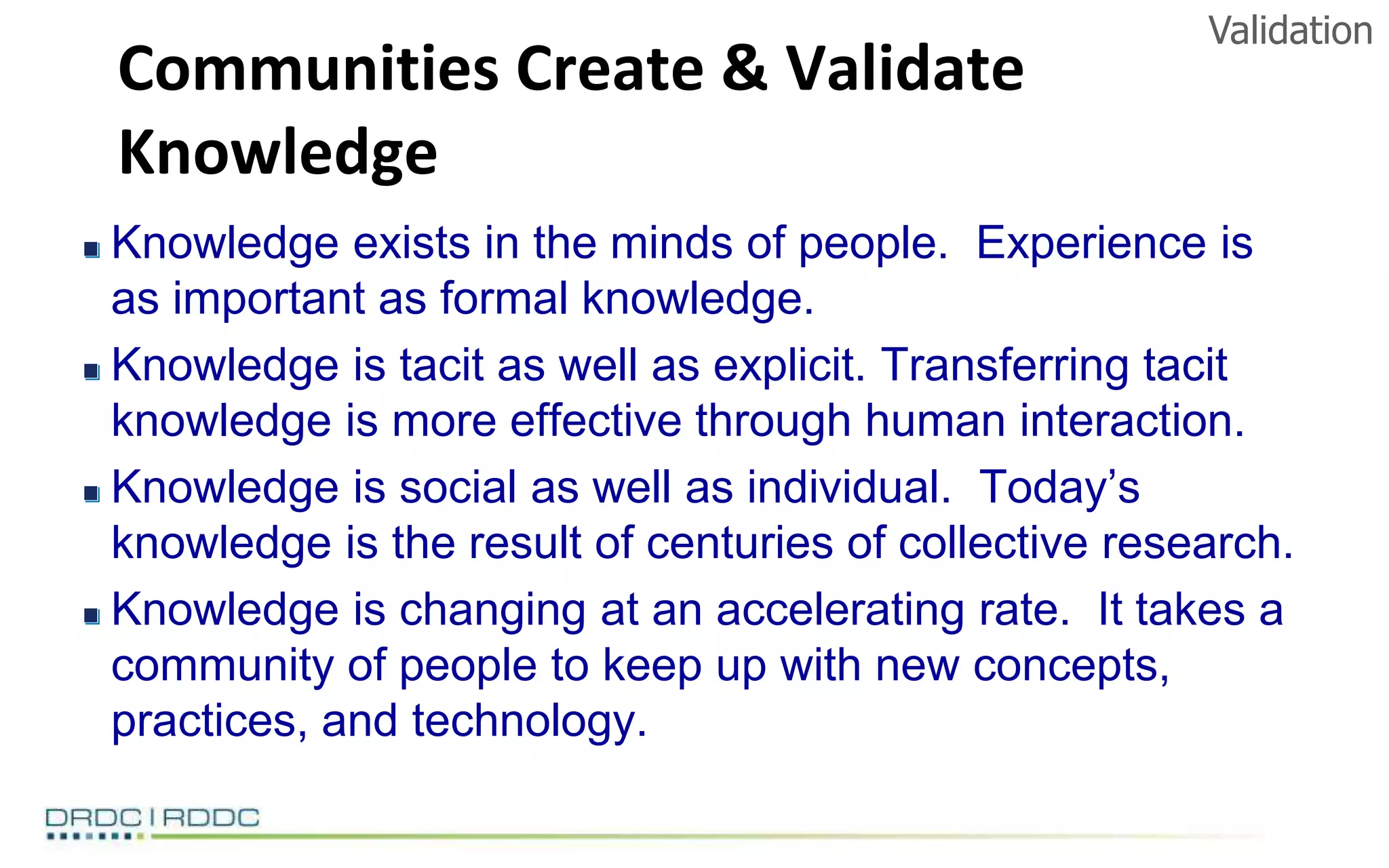 New Approaches to Knowledge Management (part 1) | PPTX