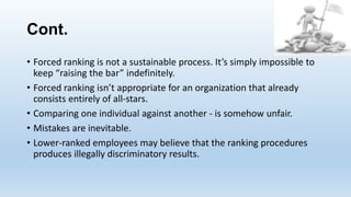 forced ranking | PPTX