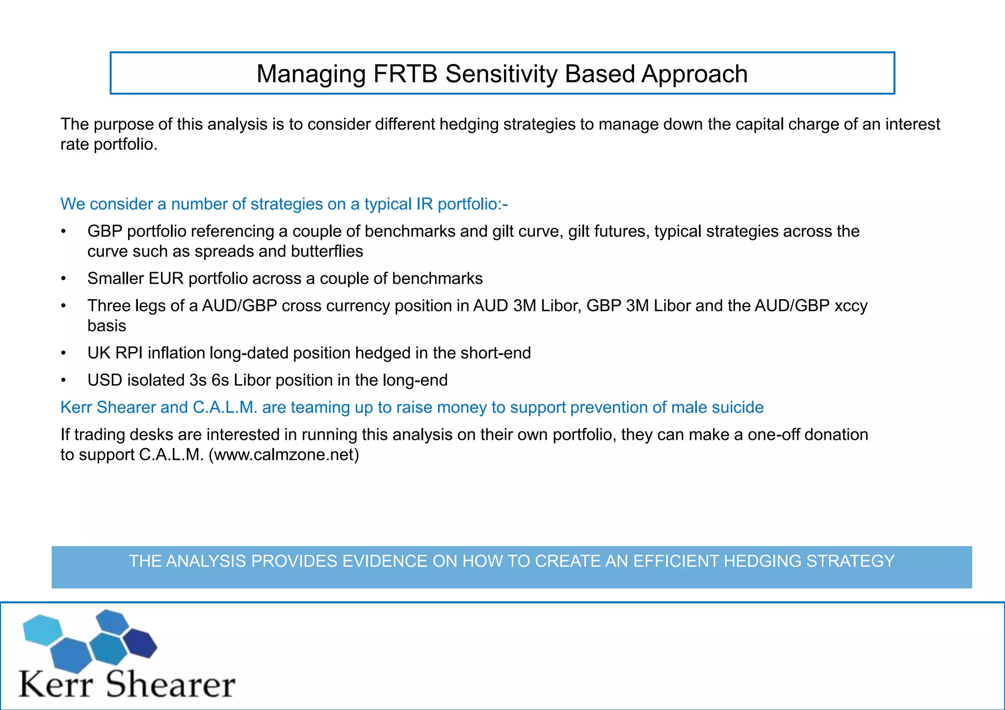 FRTB SBA Hedging strategies | PPT