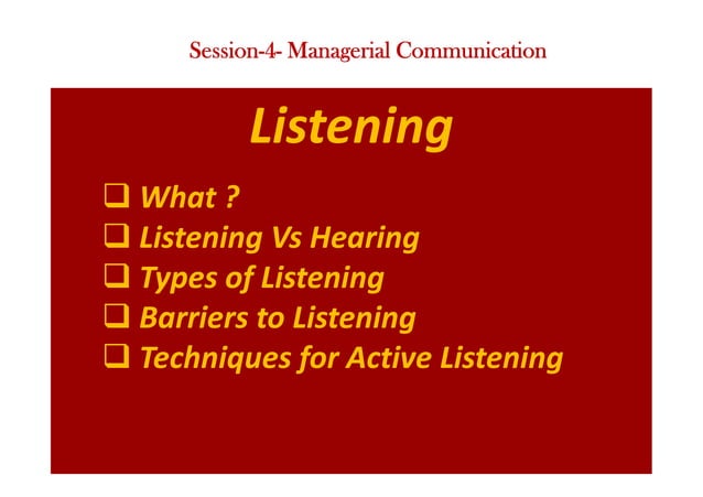 Listening types and-techniques | PPT