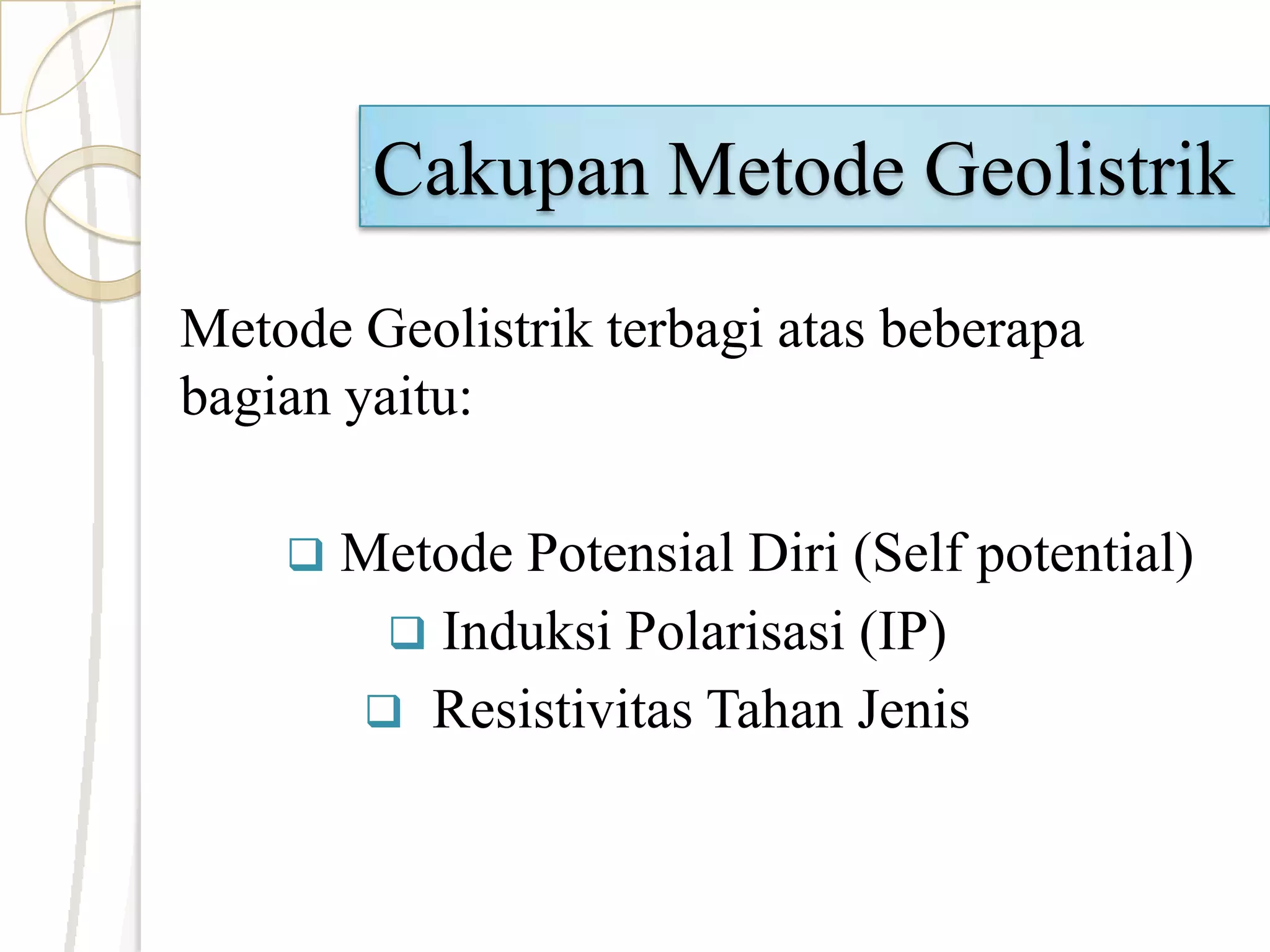 Geolistrik ppt | PPTX