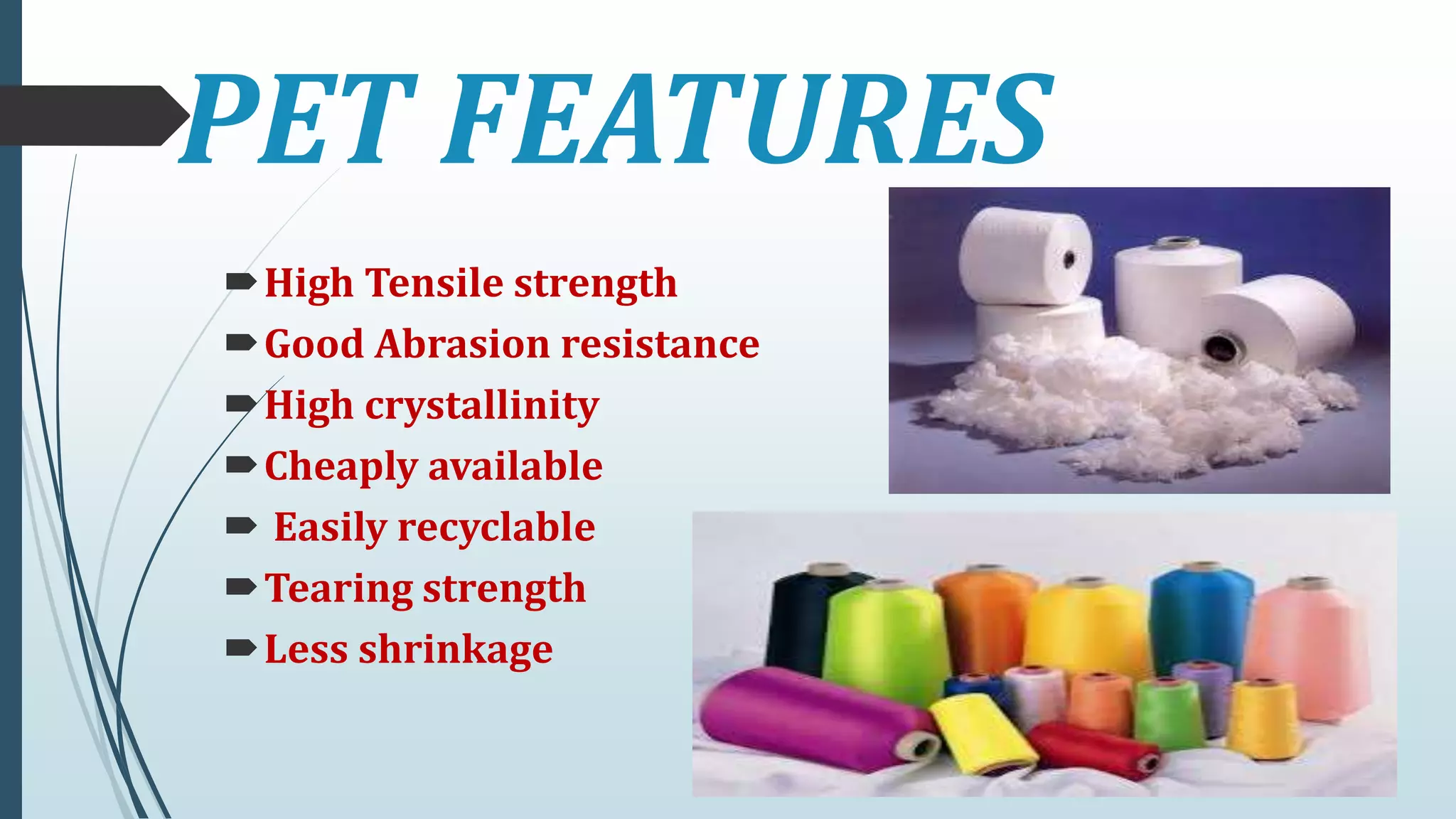 Recycling of PET waste bottle to textile valuable product. | PPTX