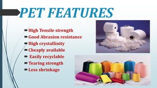 Recycling of PET waste bottle to textile valuable product. | PPTX