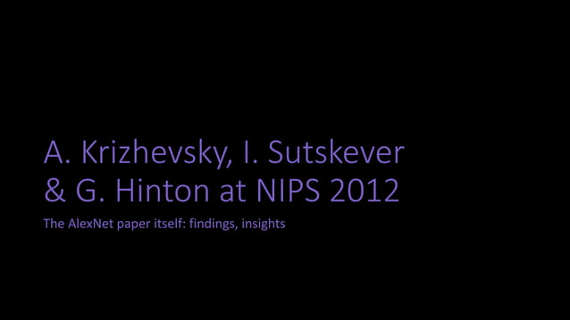 AlexNet | PPTX