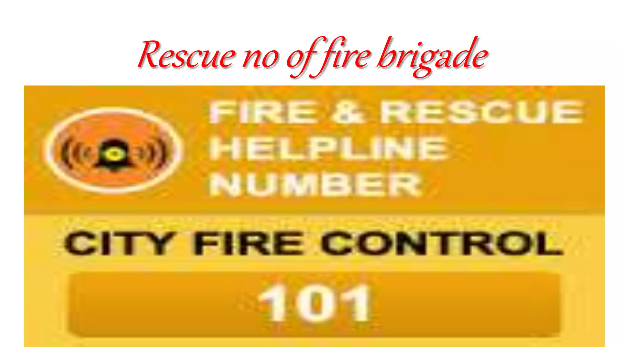 ROLE OF FIRE BRIGADE | PPTX