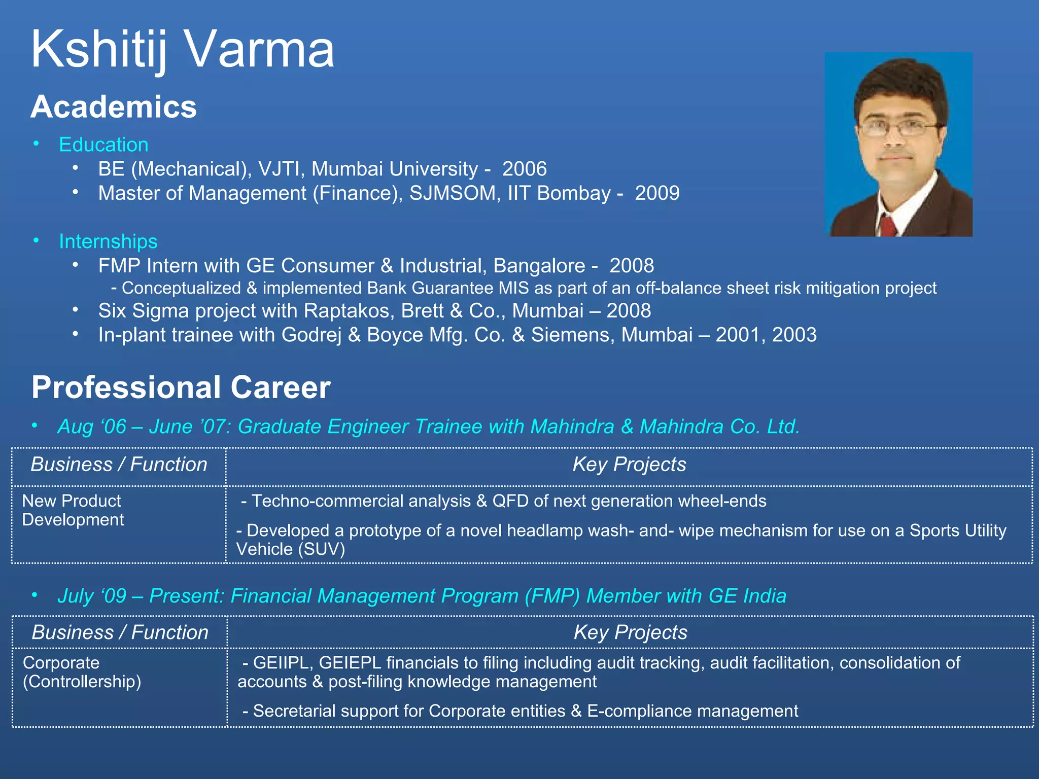 Profile Snapshot | PPT