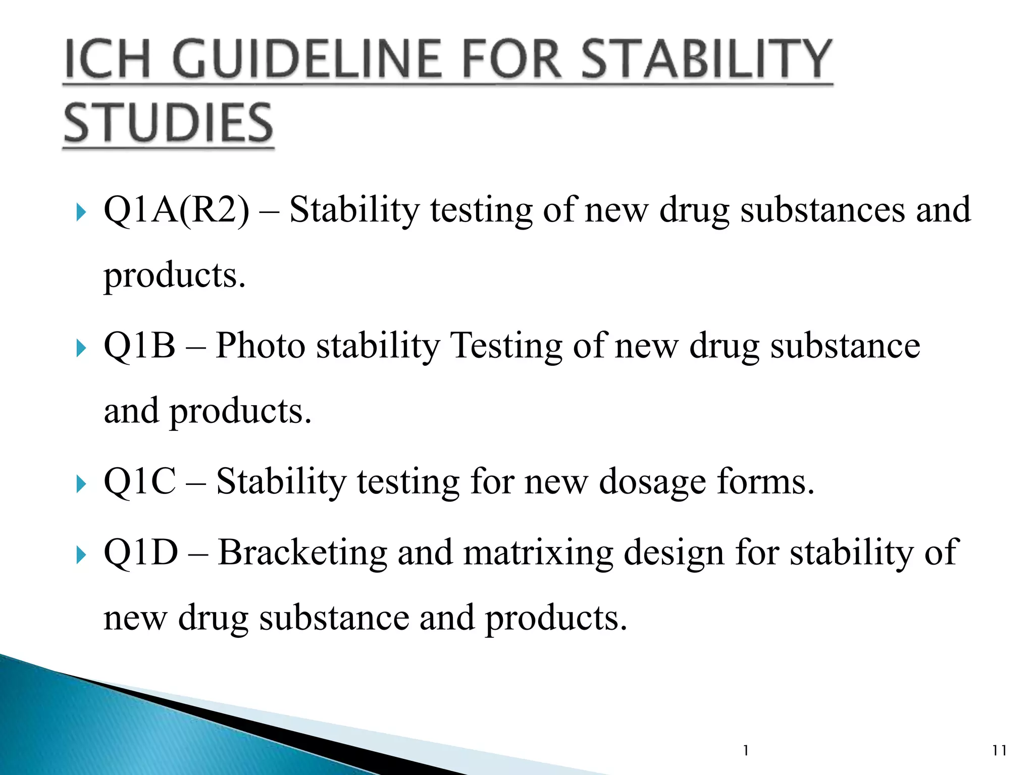 stability zones and ich guideline q5c | PPTX