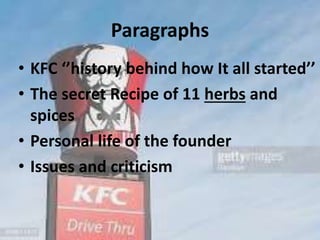 KFC How it emerged.pptx