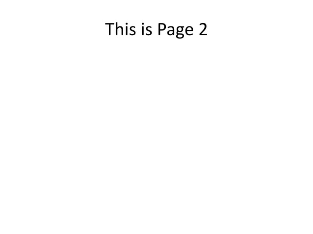 This is Page 1 | PPTX