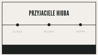 Księga Hioba, prezentacja o ludziach i ideach | PDF