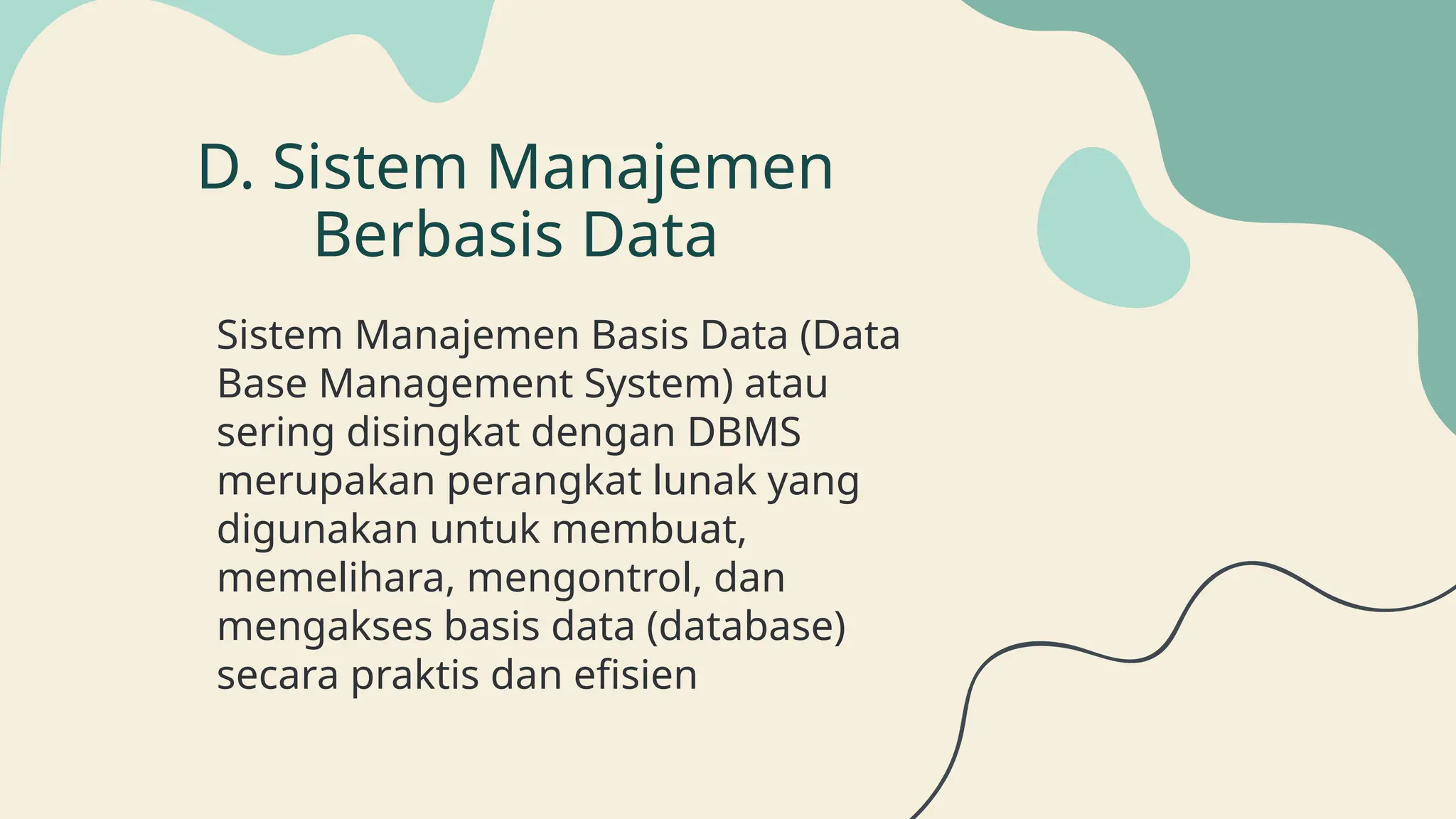 MANAJEMEN DATA DAN PENGETAHUAN dalam Konsep Sistem Informasi | PPTX