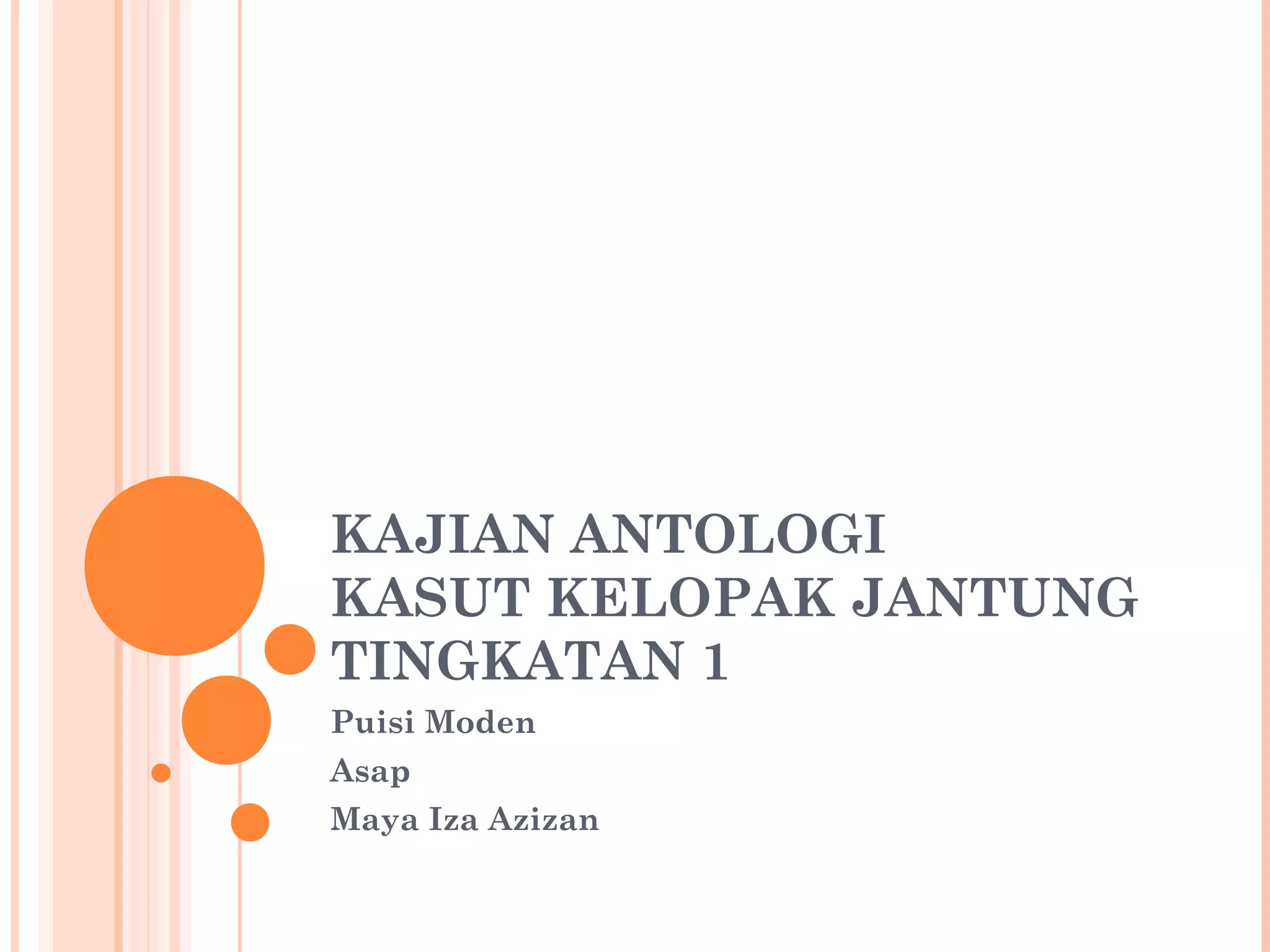 Ksj puisi moden asap | PPT