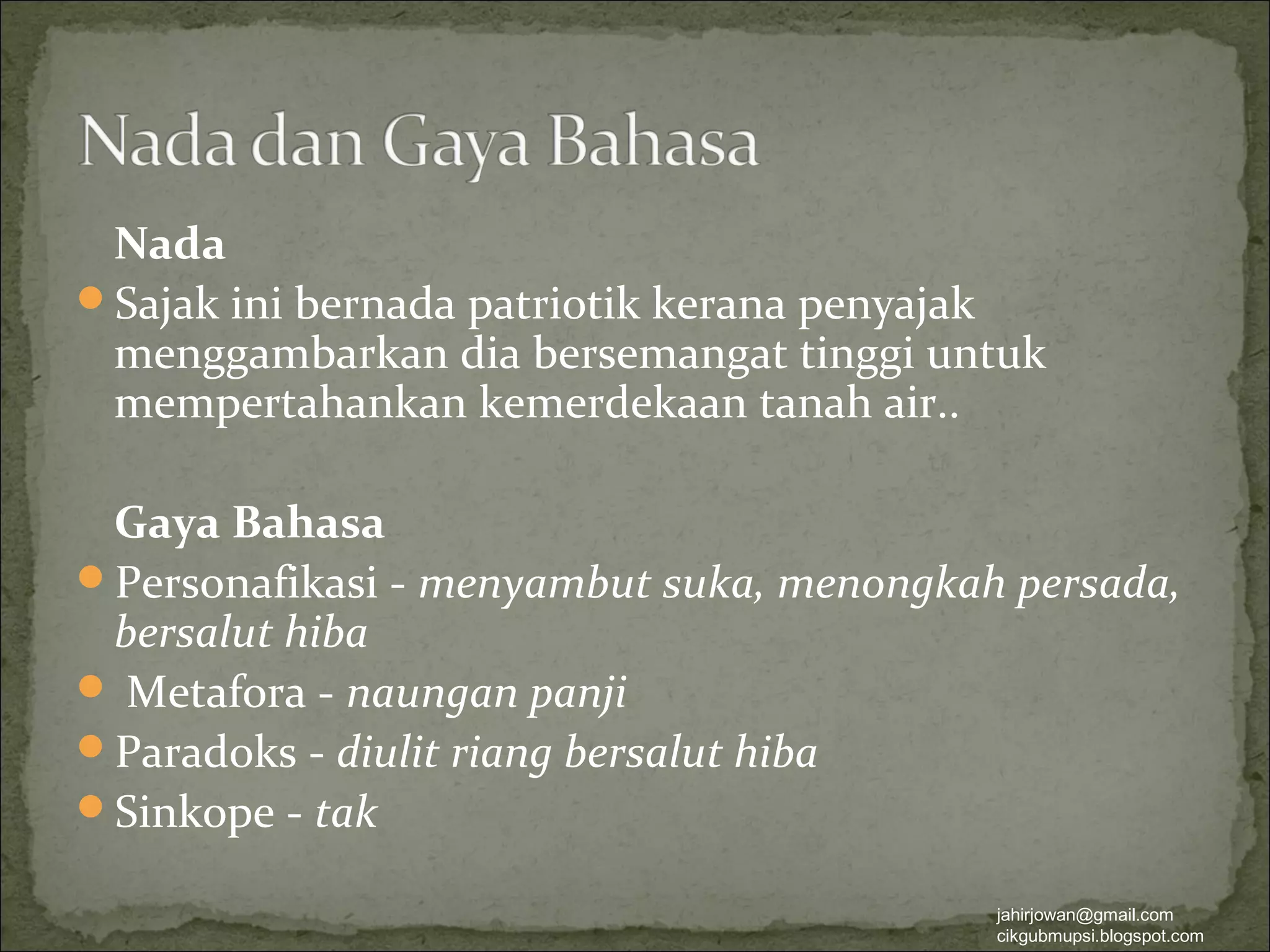 Ksj puisi moden diari lama | PPT | Free Download