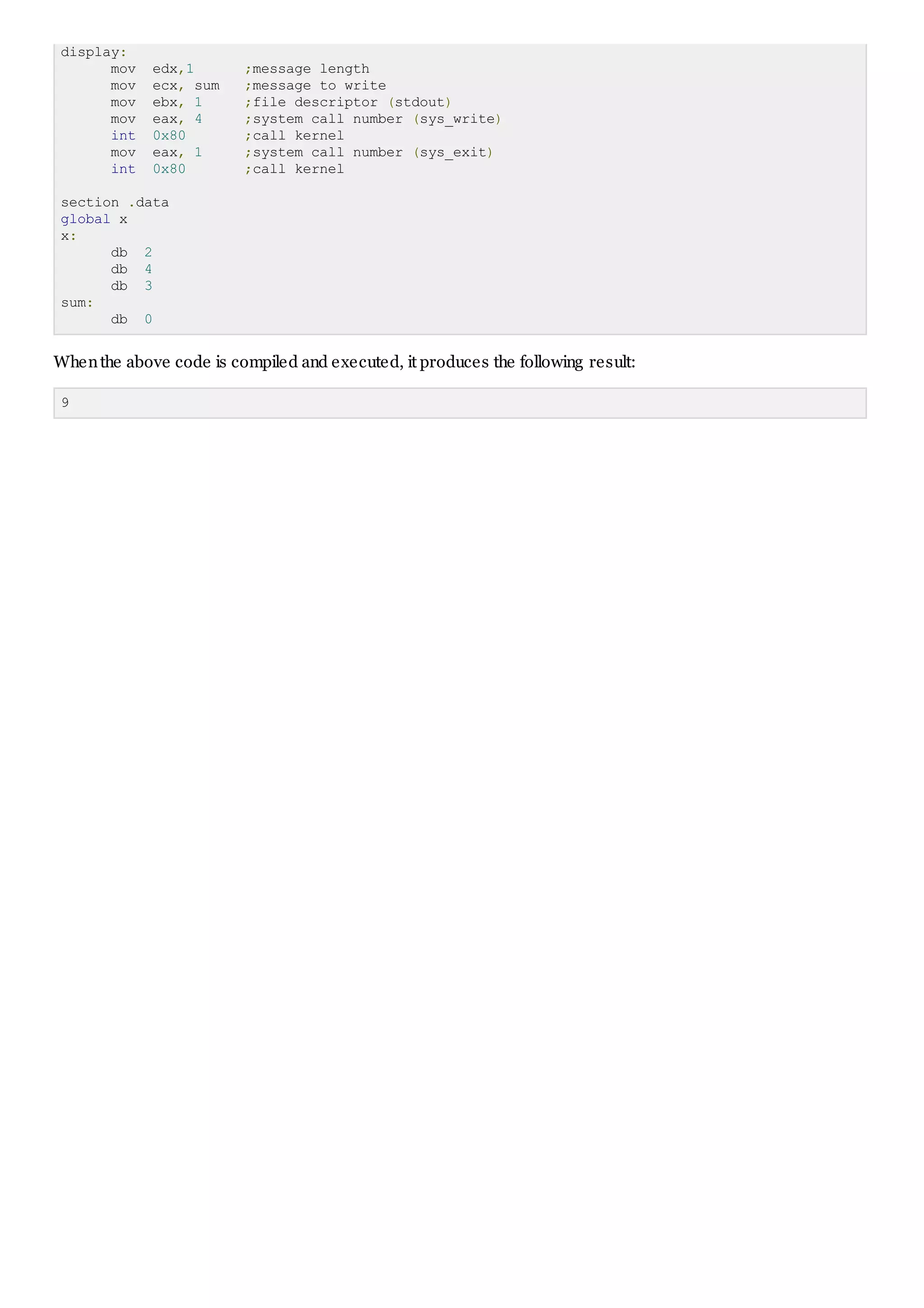 N_Asm Assembly arrays (sol) | PDF