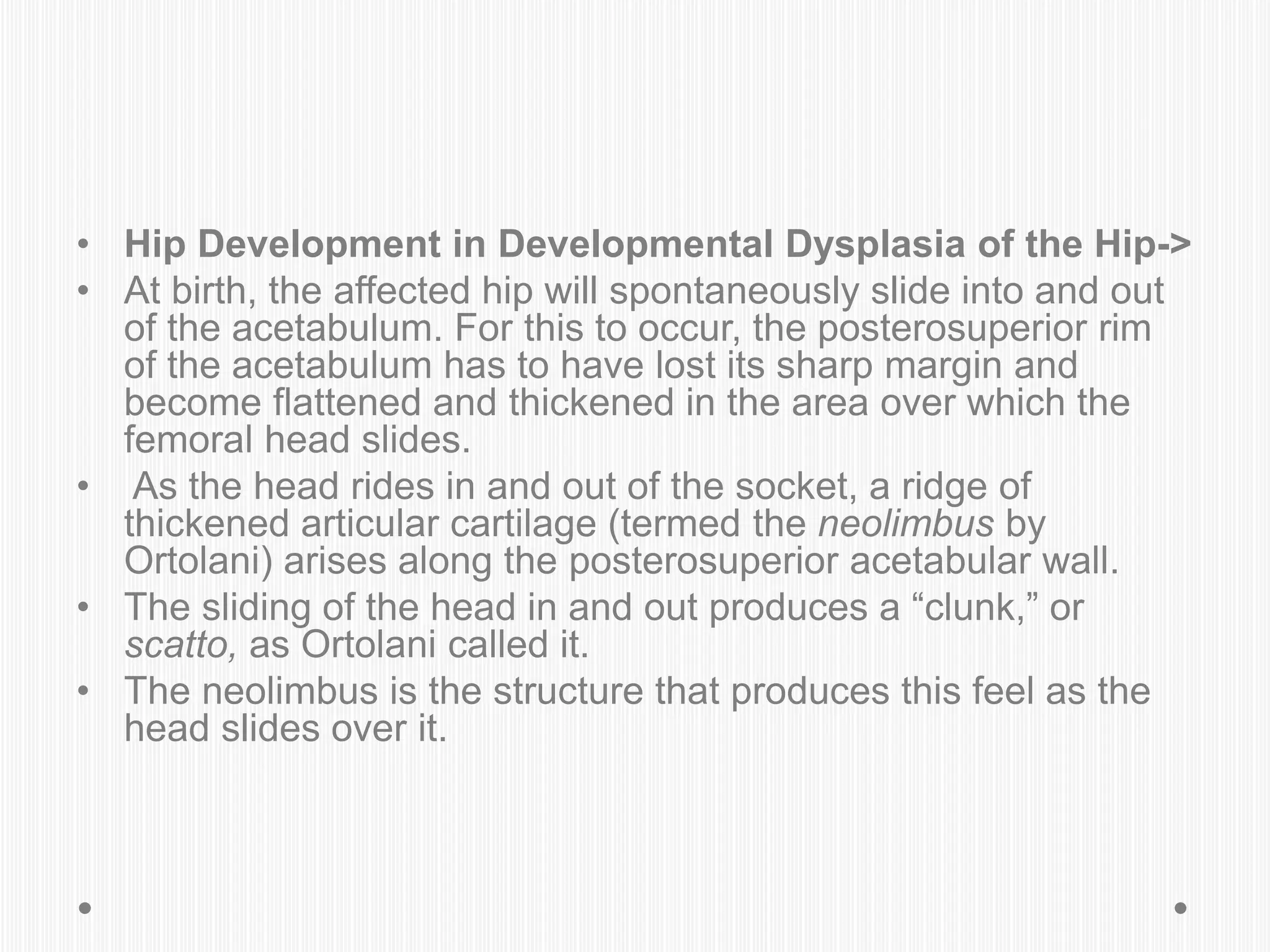 Developmental dysplasia of hip | PPTX