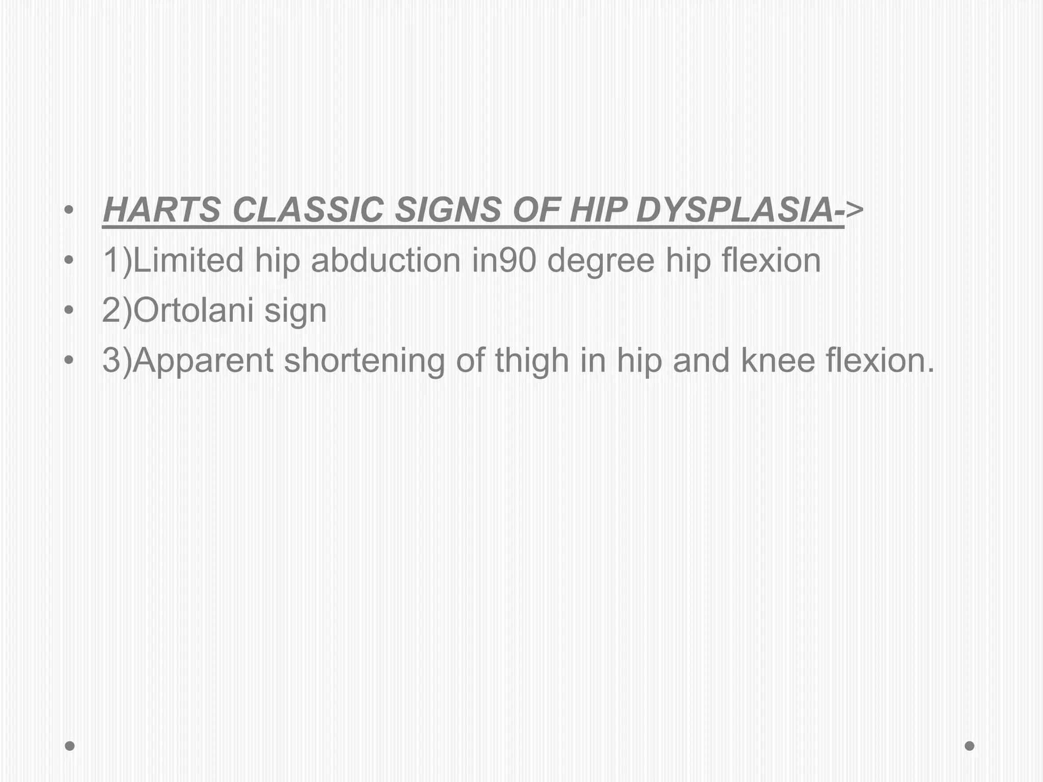 Developmental dysplasia of hip | PPTX