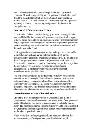 Contextual AI launches GLM, aiming to top GPT-4o in accuracy benchmarks ...