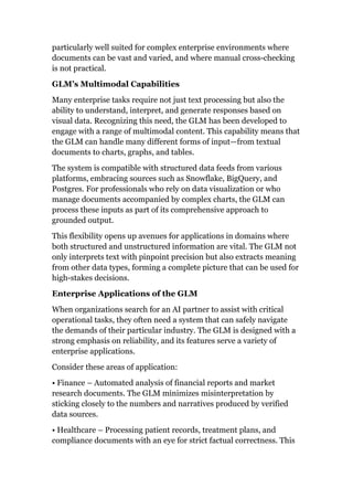 Contextual AI launches GLM, aiming to top GPT-4o in accuracy benchmarks ...