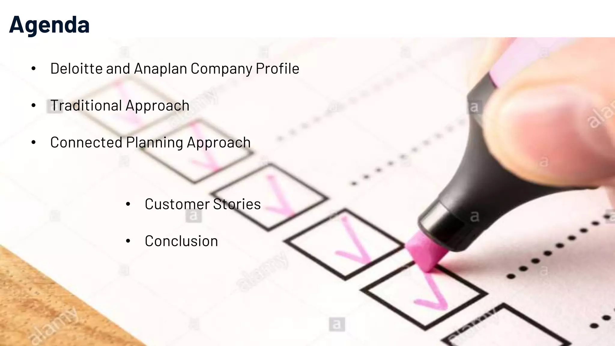 Connected Planning Anaplan and Deloitte | PPT